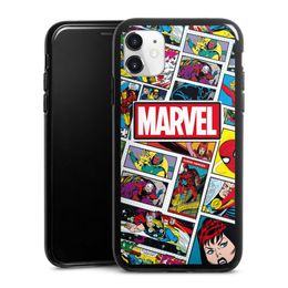 DeinDesign iPhone 11 Handy Silikon H&uuml;lle Case schwarz Handyh&uuml;lle Muster Comic Marvel