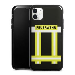 DeinDesign iPhone 11 Handy Silikon H&uuml;lle Case schwarz Handyh&uuml;lle Fire Fighters Fire Fighter Job
