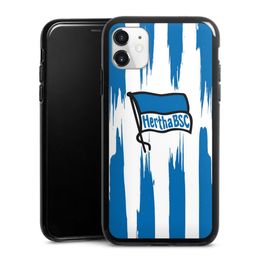 DeinDesign iPhone 11 Handy Silikon H&uuml;lle Case schwarz Handyh&uuml;lle Official Licensed Product Bundesliga Hertha Bsc