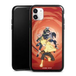 DeinDesign iPhone 11 Handy Silikon H&uuml;lle Case schwarz Handyh&uuml;lle Sasuke Naruto Shippuden Sakura