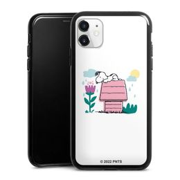 DeinDesign iPhone 11 Handy Silikon H&uuml;lle Case schwarz Handyh&uuml;lle Dog Official Licensed Product Snoopy