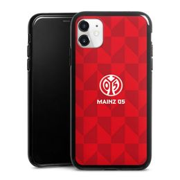 DeinDesign iPhone 11 Handy Silikon H&uuml;lle Case schwarz Handyh&uuml;lle Mainz 05 Merchandise Official Licensed Product