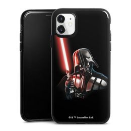 DeinDesign iPhone 11 Handy Silikon H&uuml;lle Case schwarz Handyh&uuml;lle Darth Vader Star Wars Merchandise