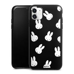 DeinDesign iPhone 11 Handy Silikon H&uuml;lle Case schwarz Handyh&uuml;lle Miffy Muster Transparent