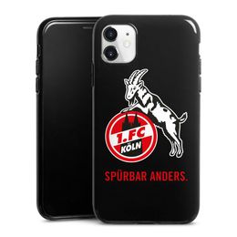 DeinDesign iPhone 11 Handy Silikon H&uuml;lle Case schwarz Handyh&uuml;lle Official Licensed Product Transparent 1. Fc K&ouml;ln