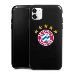 DeinDesign iPhone 11 Handy Silikon H&uuml;lle Case schwarz Handyh&uuml;lle Fc Bayern M&uuml;nchen Fcb Star