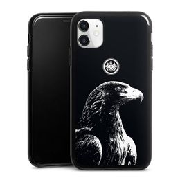 DeinDesign iPhone 11 Handy Silikon H&uuml;lle Case schwarz Handyh&uuml;lle Eintracht Frankfurt Official Licensed Product Attila