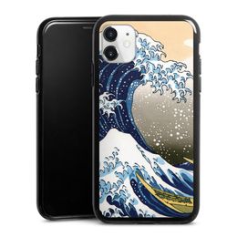 DeinDesign iPhone 11 Handy Silikon H&uuml;lle Case schwarz Handyh&uuml;lle Kunst Katsushika Hokusai Die Gro&szlig;e Welle Vor Kanagawa