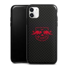 DeinDesign iPhone 11 Handy Silikon H&uuml;lle Case schwarz Handyh&uuml;lle Carbon Official Licensed Product Rb Leipzig