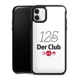 DeinDesign iPhone 11 Handy Silikon H&uuml;lle Case schwarz Handyh&uuml;lle 1. Fc N&uuml;rnberg 125 Jahre 1. Fcn