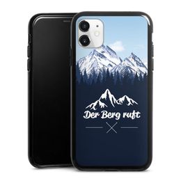 DeinDesign iPhone 11 Handy Silikon H&uuml;lle Case schwarz Handyh&uuml;lle Wanderlust Sky Mountain