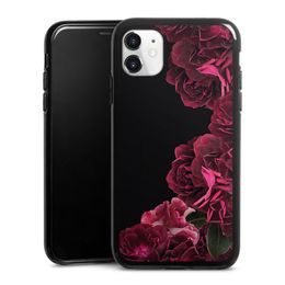 DeinDesign iPhone 11 Handy Silikon H&uuml;lle Case schwarz Handyh&uuml;lle Vintage Rose Pink