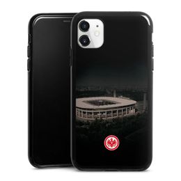 DeinDesign iPhone 11 Handy Silikon H&uuml;lle Case schwarz Handyh&uuml;lle Official Licensed Product Stadium Eintracht Frankfurt