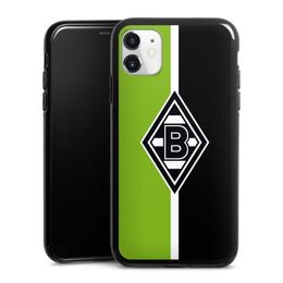 DeinDesign iPhone 11 Handy Silikon H&uuml;lle Case schwarz Handyh&uuml;lle Bundesliga Borussia M&ouml;nchengladbach Gladbach