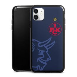 DeinDesign iPhone 11 Handy Silikon H&uuml;lle Case schwarz Handyh&uuml;lle Logo 1. Fc Kaiserslautern 1. Fck