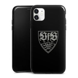 DeinDesign iPhone 11 Handy Silikon H&uuml;lle Case schwarz Handyh&uuml;lle Official Licensed Product Logo Vfb Stuttgart