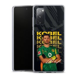 DeinDesign Galaxy S20 FE 5G Handy Silikon H&uuml;lle Case transparent Handyh&uuml;lle Borussia Dortmund Bvb Gregor Kobel Silikon Case