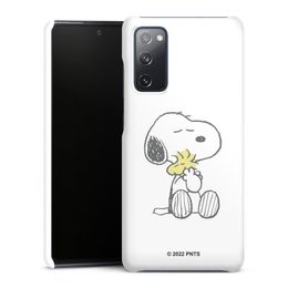 DeinDesign Galaxy S20 FE Handy Premium Case Smartphone Handyh&uuml;lle Schutzh&uuml;lle matt Snoopy Peanuts Love Premium Case