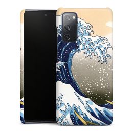 DeinDesign Galaxy S20 FE 5G Handy Premium Case Smartphone Handyh&uuml;lle Schutzh&uuml;lle matt Die Gro&szlig;e Welle Vor Kanagawa Katsushika Hokusai Kunst Premium Case