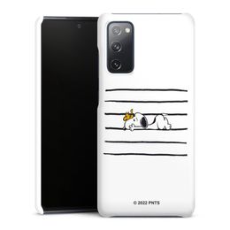 DeinDesign Galaxy S20 FE Handy Premium Case Smartphone Handyh&uuml;lle Schutzh&uuml;lle matt Snoopy Dog Peanuts Premium Case