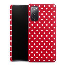 DeinDesign Galaxy S20 FE 5G Handy Premium Case Smartphone Handyh&uuml;lle Schutzh&uuml;lle matt Retro Polka Dots Points Premium Case