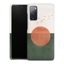 DeinDesign Galaxy S20 FE 5G Handy Premium Case Smartphone Handyh&uuml;lle Schutzh&uuml;lle matt Sunset Bird Sunshine Premium Case