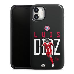 DeinDesign iPhone 11 Handy Panzer Handyh&uuml;lle robuste Outdoor H&uuml;lle Schutzh&uuml;lle gl&auml;nzend Official Licensed Product Fc Bayern M&uuml;nchen Luis Diaz Tough Case