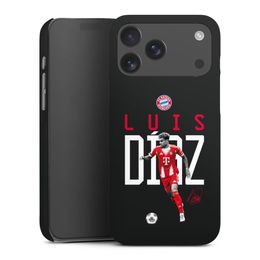 DeinDesign iPhone 17 Pro Max Handy Premium Case Smartphone Handyh&uuml;lle Schutzh&uuml;lle gl&auml;nzend Fc Bayern M&uuml;nchen Official Licensed Product Luis Diaz Premium Case