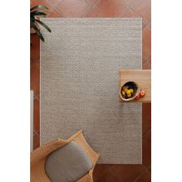 Teppich Wecon Home "Miami Beach", sand beige, B:160cm H:5mm L:230cm, Polypropylen, Teppiche, Teppich, In- & Outdoor Teppich, wetterfest, modernes Rauten Muster, Balkon