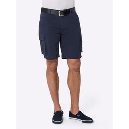 Bermudas CLASSIC, Herren, Gr. 56, Normalgr&ouml;&szlig;en, blau (marine), 98% Baumwolle, 2% Elasthan, unifarben, kurz, Hosen Bermudas