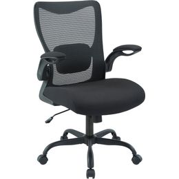 B&uuml;rostuhl OTTO HOME "KEADY", schwarz (wei&szlig;, neutral), B:67cm T:67cm, St&uuml;hle, B&uuml;rostuhl, ergonomische Sitzhaltung, besonders atmungsaktiv