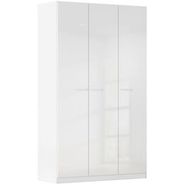 Dreht&uuml;renschrank Rauch "Kleiderschrank Schrank Garderobe TOPSELLER OTELI inkl. Inneneinteilung", alpinwei&szlig;, hochglanz wei&szlig;, B:136cm H:229cm T:54cm, Holzwerkstoff, Schr&auml;nke, Dreht&uuml;renschrank, mit zus&auml;tzlichen Einlegeb&ouml;den, optional mit Spiegel MADE IN GERMANY
