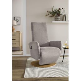 Sit & More TV-Sessel SIT & MORE "Kobra", grau (elephant), B:71cm H:110cm T:82cm, Webstoff (100% Polyester);Luxus-Microfaser Euphoria (100% Polyester);Luxus-Microfaser Vintage (100% Polyester), Sessel, TV-Sessel, wahlweise mit 2 Motoren, 2 Motoren und Akku oder mit 2 Motoren