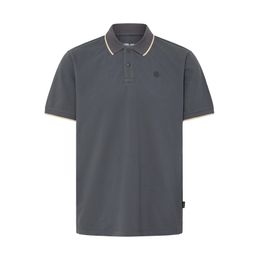 Poloshirt Blend "BHEDIN POLO S/S", Herren, Gr. M, iron gate, Jersey, Obermaterial: 100% Baumwolle, unifarben, regular fit normal, ohne Ausschnitt, Shirts Poloshirt