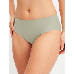 Midislip Calida "Modern Fit", Damen, Gr. S (40/42), tea gr&uuml;n, Interlock, Obermaterial: 83% Modal (TENCEL&trade;), 17% Elasthan, k&ouml;rpernah, Unterhosen Midislip, seidig weich, atmungsaktiv, Interlock-Qualit&auml;t, cleaner Look