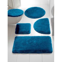 Badematte HEINE HOME Gr. 4, blau (petrol), rechteckig (70cm x 110cm ), 1 Stk., Badematten, Badematte