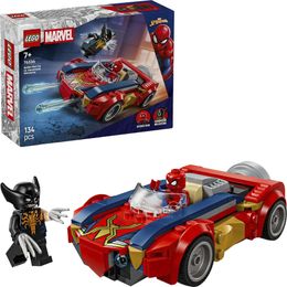 Konstruktionsspielsteine Lego "Spider-Man Auto vs. Venomized Wolverine (76336), Lego Super Heroes", bunt, Spielbausteine, Kinder, Kunststoff, Konstruktionsspielsteine, Made in Europe