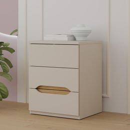 Nachtkommode FORTE, beige (sand, mauvella eiche), B:50,4cm H:63,5cm T:41,5cm, FSC-zertifizierter Holzwerkstoff, Sideboards, Nachtkommode, B/H/T 50,4/63,5/41,5 cm Nako passend zum Boxspringbett