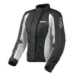 Nerf Motorradjacke NERVE "Unique" Gr. 36, silber (silberfarben), Jacken, Damen, 36, Obermaterial: 100% Polyester. Innenseite: 100% Polyester, Motorradjacke