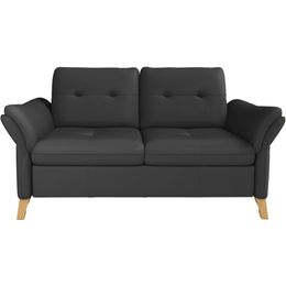 Sit & More 2-Sitzer SIT & MORE "G&ouml;teborg", schwarz, B:171cm H:90cm T:102cm, Sofas, 2-Sitzer, inklusive Sitztiefenverstellung und Federkern