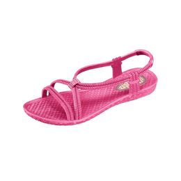 Siebi&acute;s Sandalette SIEBI`S, Damen, Gr. 39, pink (fuchsia), Synthetik, Schuhe Sandalette