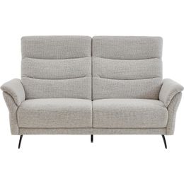 2,5-Sitzer Home Affaire "Aventis Sofa, Tonnentaschenfederkern, Breite 184 cm", silber, B:184cm H:108cm T:96cm, 76% Polyacryl, 24% Polyester, Sofas, 2 5-Sitzer, inkl. ergonomische Lehne, echter R&uuml;cken & saugroboterfreundliche Kufen