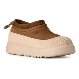 UGG Australia Slipper UGG "TASMAIN WEATHER HYBRID", M&auml;dchen, Gr. 13 (31), chestnut, hellbeige, Synthetik, Textil, Veloursleder, Schuhe Slipper, Homeslipper, Trekkingschuh mit Schnellverschluss
