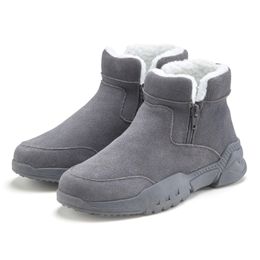Stiefelette Vivance, Damen, Gr. 40, grau, Obermaterial: 100% Rindsleder. Decksohle: 100% Textilmaterial. Futter: 100% Textilmaterial. Laufsohle: 100% Synthetik, Veloursleder, unifarben, Schuhe Stiefelette, aus Veloursleder und mit Warmfutter, Winterstiefel, Stiefel, Boots