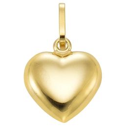 Kettenanh&auml;nger Firetti "Schmuck Geschenk Gold 333 Halsschmuck Anh&auml;nger f&uuml;r Halskette Herz", gold (gelbgoldfarben), Schmuckanh&auml;nger, Damen, Gelbgold 333, 0,4 g, Kettenanh&auml;nger