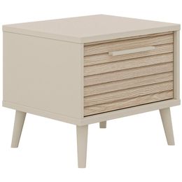 Nachtkommode Paidi "EEFJE in Beige, Schublade mit Soft-Close, verschiedene Ausf&uuml;hrungen", beige (cashmere, beige, groovy, oak), B:48cm H:42cm T:41cm, Holzwerkstoff, Sideboards, Nachtkommode, moderner und langlebiger Nachttisch aus Holz, gepr&uuml;fte Qualit&auml;t