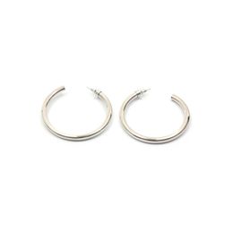Paar Creolen Firetti "Ohrschmuck basic gro&szlig;", silber (silberfarben), Ohrringe, Damen, 60mm, Metall, Paar Creolen
