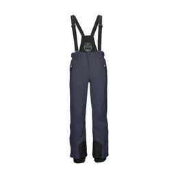 Skihose Killtec "KSW 100 MN SKI PNTS", Herren, Gr. XL, Normalgr&ouml;&szlig;en, blau (nachtblau), Obermaterial: 100% Polyester;Futter: 100% Polyester;F&uuml;llung: 100% Polyester, Hosen Skihose, Wind- und wasserdichte Skihose, verstellbar, mit Schneef&auml;ngen