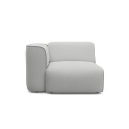 Sessel OTTO HOME "Sofa-Eckelement, Ma&szlig;e B/T/H: 109/97/46 cm", grau (hellgrau), B:109cm H:70cm T:97cm, Struktur fein (100% Polyester);Samtoptik (100% Polyester);Samtcord (92% Polyester, 8% Polyamid), Sessel, Sessel, als Modul oder separat verwendbar, f&uuml;r individuelle Zusammenstellung
