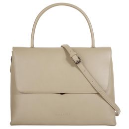 Henkeltasche Bugatti "ILVA", Damen, Gr. B/H/T: 36cm x 27cm x 15cm onesize, beige, Kunstfaser, clean, Taschen Henkeltasche